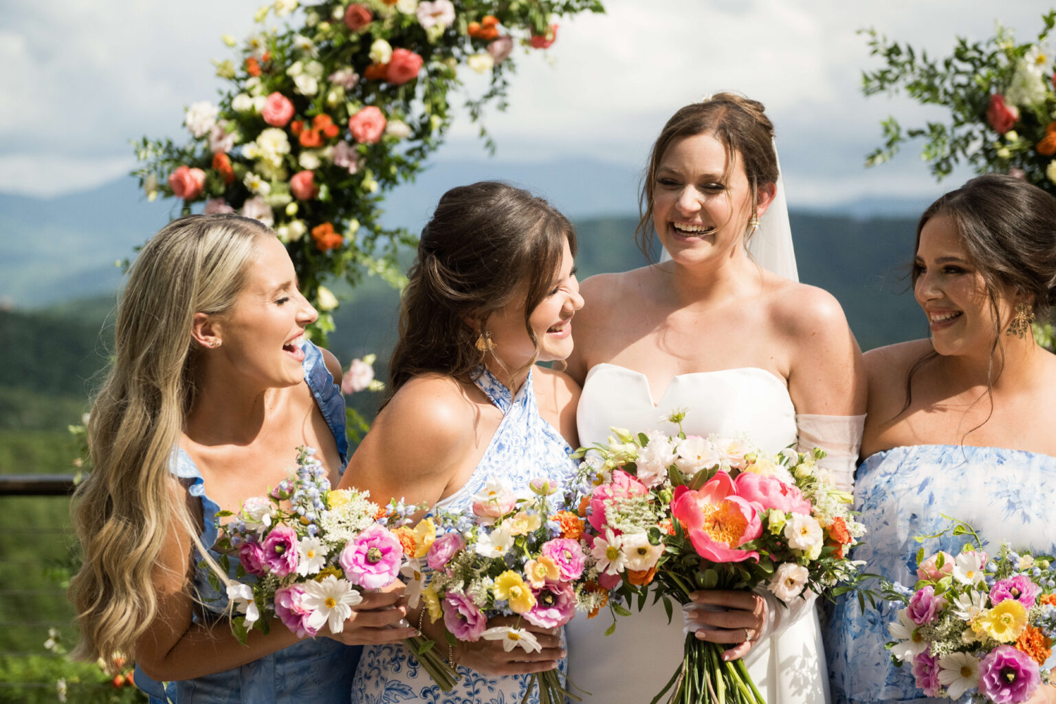 Chic Summer Destination Wedding in the Smoky Mountains | The Magnolia ...